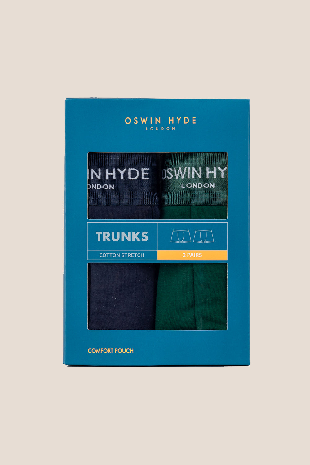 Oswin Hyde: Nate Boxer Trunks 2-Pack – Luxury Cotton